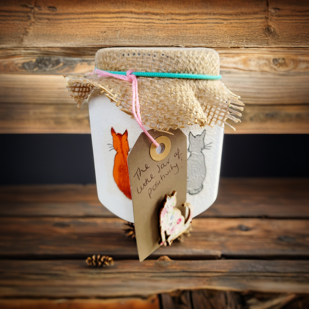 Cat Themed Mindfulness Gift Jar – Quantock Inspiration